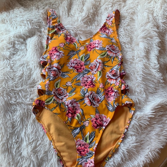 Xhilaration | Swim | One Piece Swimsuit With Cutouts | Poshmark